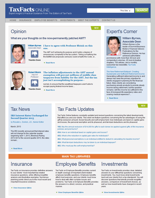 Tax Facts « William Byrnes' Tax, Wealth, and Risk Intelligence